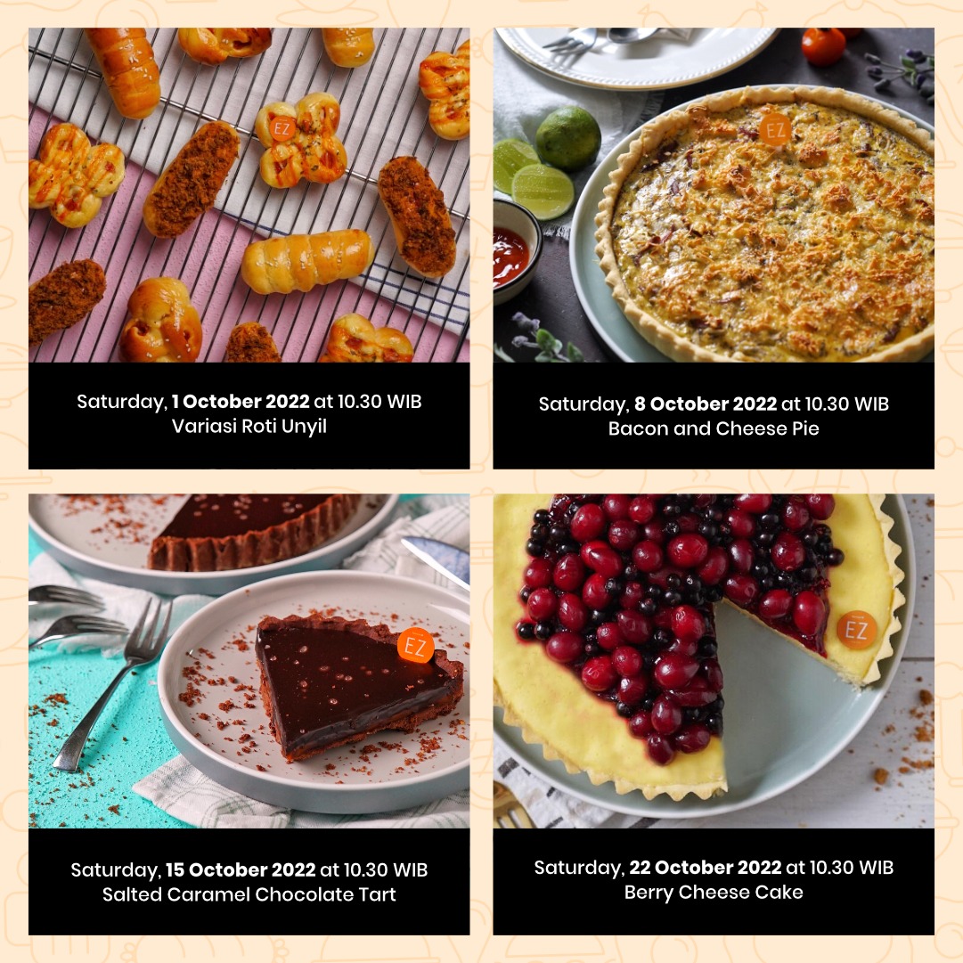 EZ COOKING BAKING :: Demo :: JBW Intermediate | Every Saturday - Toko ...