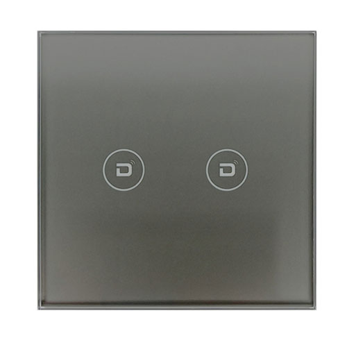 DEON SMART GLASS SWITCH 2G GREY